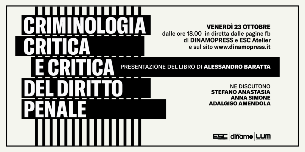 Diretta Streaming: "Criminologia critica e critica del diritto penale ...
