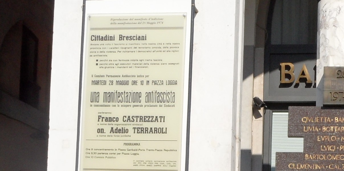 A 50 anni dalla Strage di Piazza della Loggia - DINAMOpress